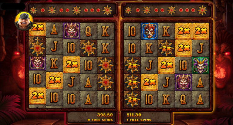 Walking Wilds Slot » Aztecs meet Batman's Joker