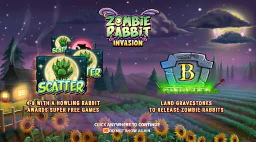 Zombie Rabbit Slot » Night-time Invasion of the Bunnies