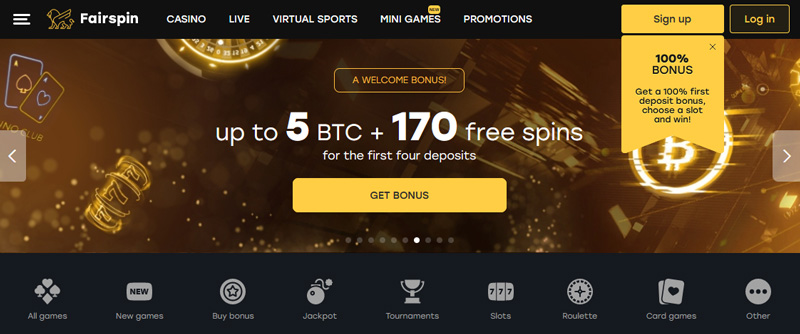 Fairspin Casino Review » Get 30 No Deposit Free Spins | Casino.Guide