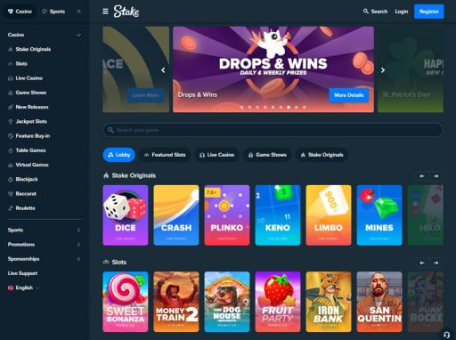 Stake Casino Review » Slots, games & sports betting